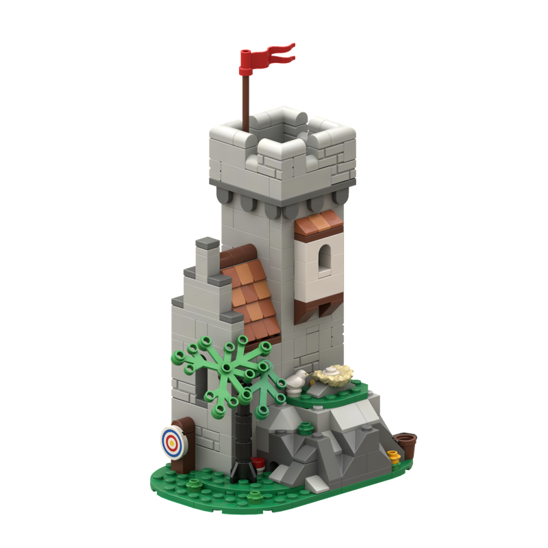 LEGO MOC Castles - Outpost Tower by Alauch | Rebrickable - Build with LEGO
