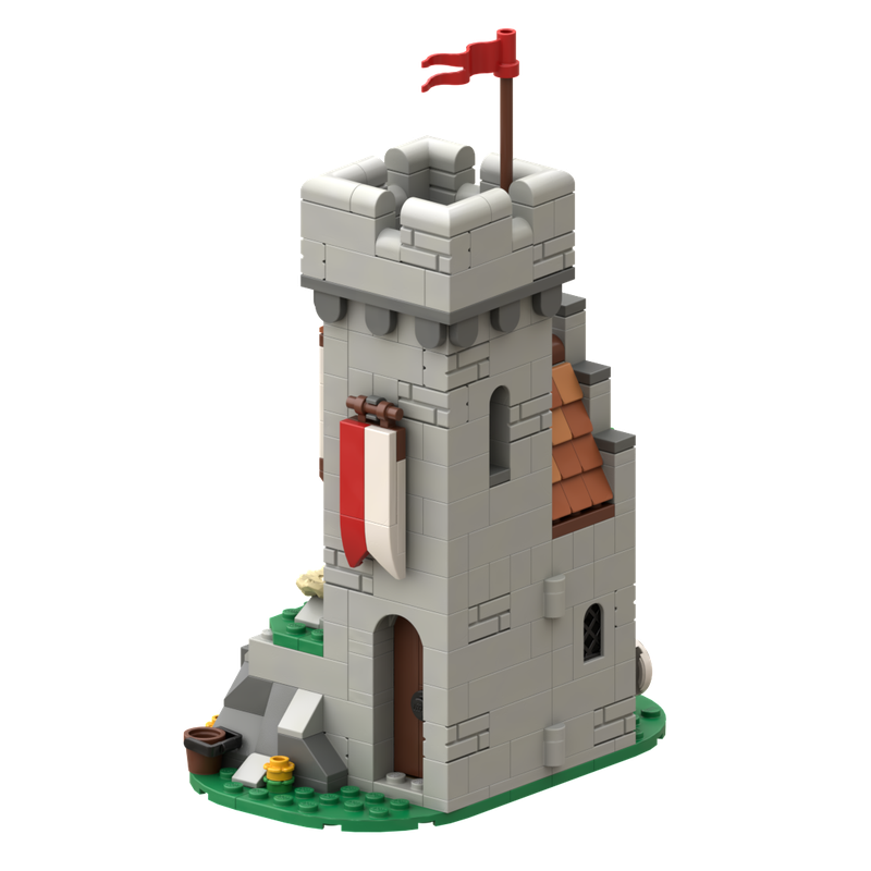LEGO MOC Castles - Outpost Tower by Alauch | Rebrickable - Build with LEGO