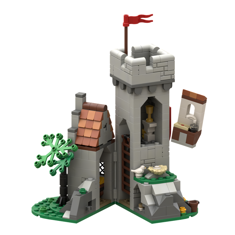 LEGO MOC Castles - Outpost Tower by Alauch | Rebrickable - Build with LEGO