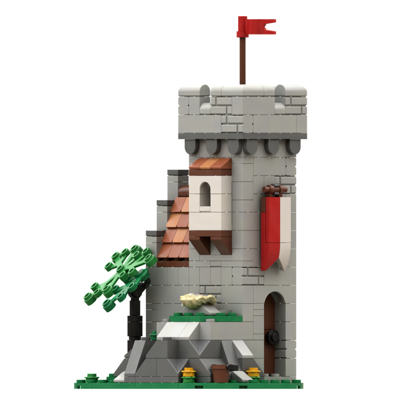 LEGO MOC Castles - Outpost Tower by Alauch | Rebrickable - Build with LEGO