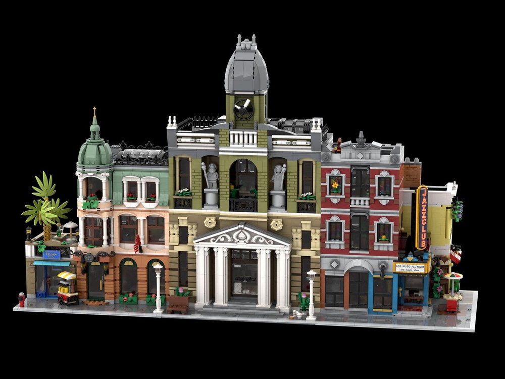 LEGO MOC Old Town Hall - 10326 Natural History Museum Alternative Build ...