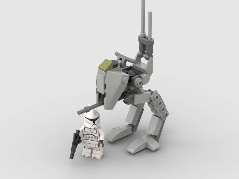 LEGO MOC Star Wars AT-RT Minifigure Scale by HorvathM | Rebrickable ...