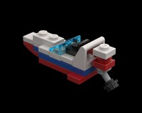 LEGO Set 5521-1 Sea Jet (1993 Model Team) | Rebrickable - Build with LEGO
