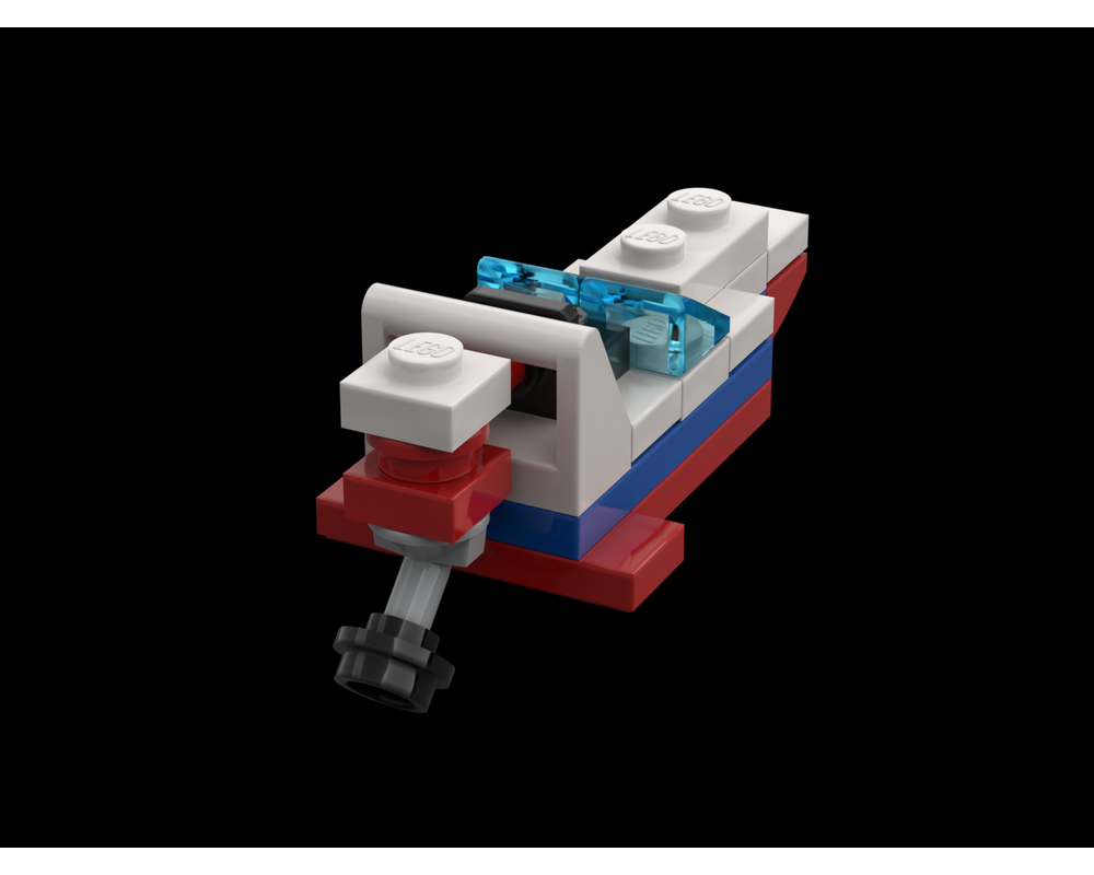 LEGO MOC Micro Scale - Sea Jet 5521 by Bricksota | Rebrickable - Build ...