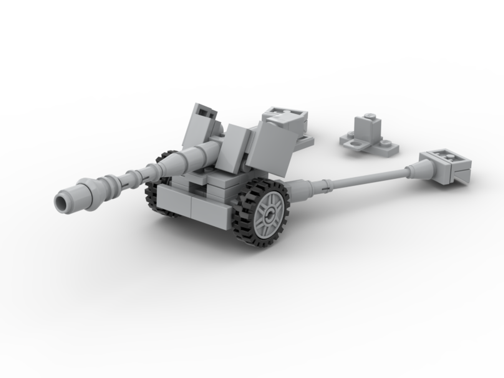 LEGO MOC German WW2 Panzerabwehrkanone 40 MOC by Miloš-T | Rebrickable ...