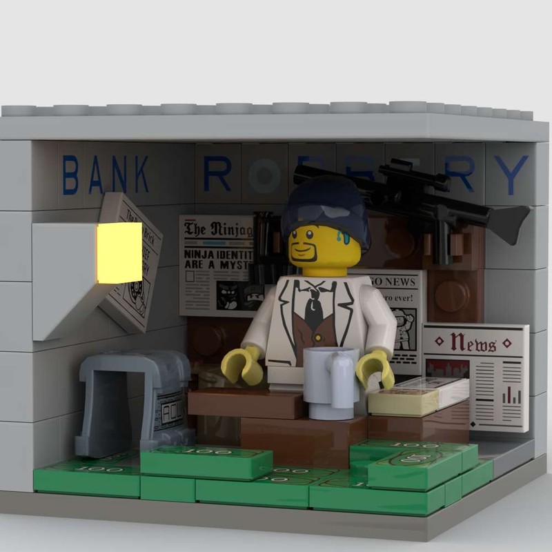 LEGO MOC How I make a robbery ? by Txizu | Rebrickable - Build with LEGO