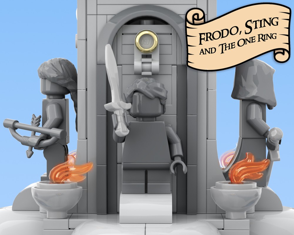 Lego Moc Modular Gandalf Square By Benbuildslego Rebrickable Build