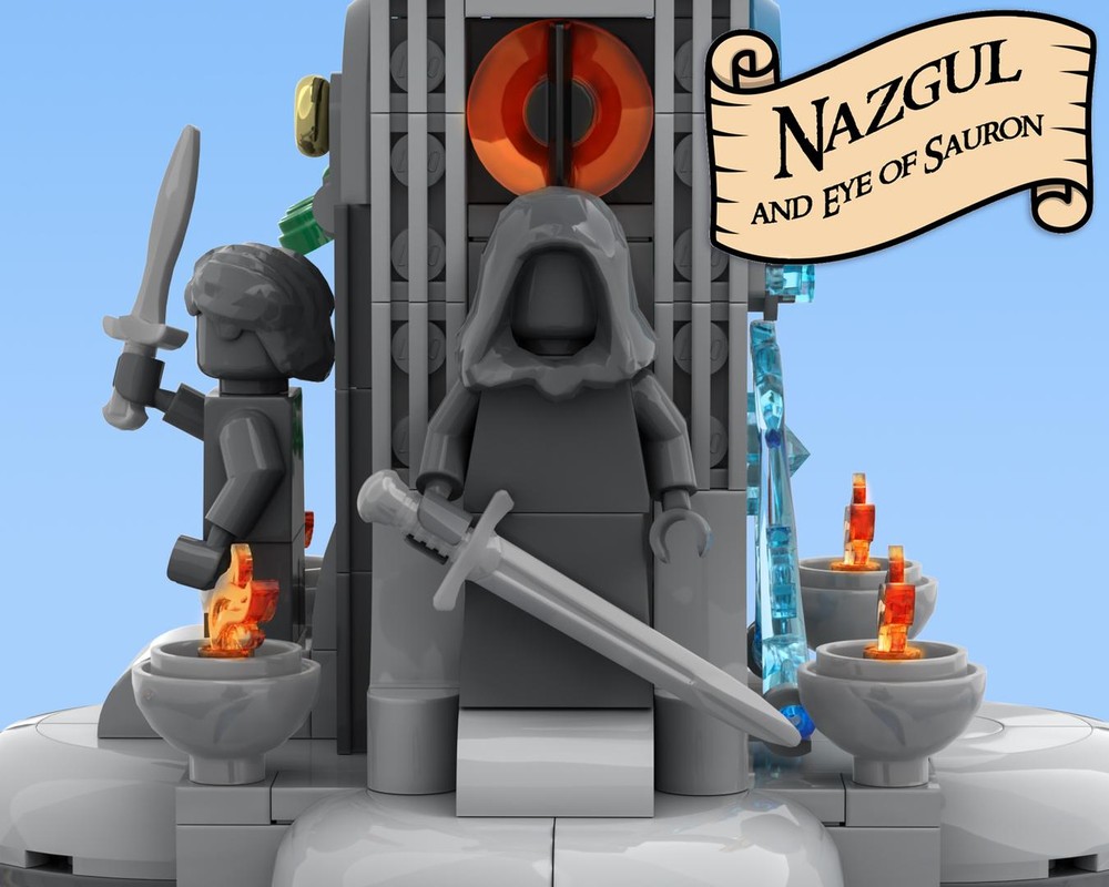 Lego Moc Modular Gandalf Square By Benbuildslego Rebrickable Build