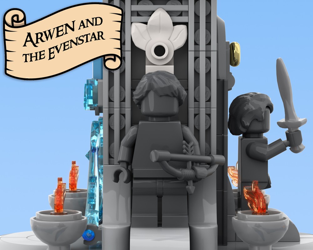 Lego Moc Modular Gandalf Square By Benbuildslego Rebrickable Build
