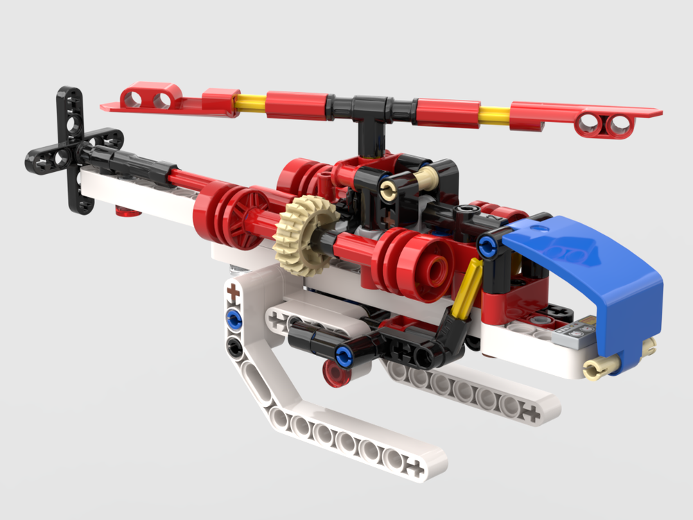 Lego Moc Turbine Helicopter By Raptor9889 Rebrickable Build With Lego