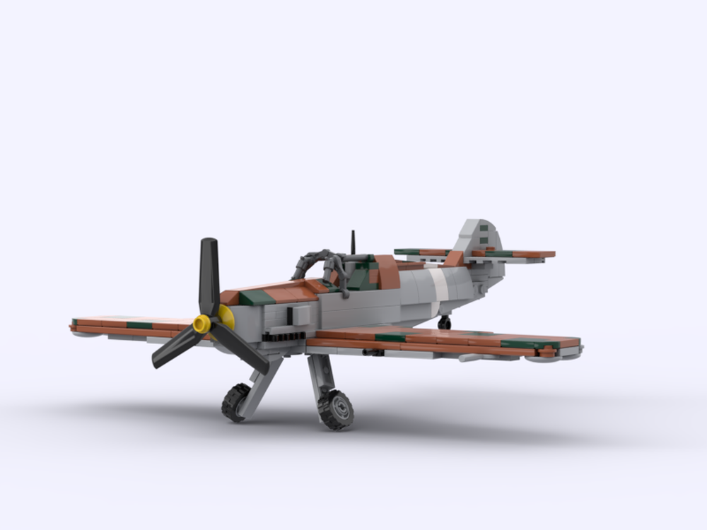 LEGO MOC Bf-109 E-7 Trop by GreeneBricks | Rebrickable - Build with LEGO