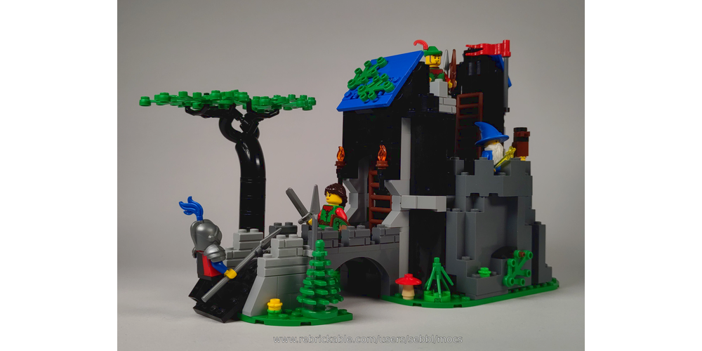 LEGO MOC 40567+40601: Forest Tower (+Wolfpack Tower) by sebbl ...
