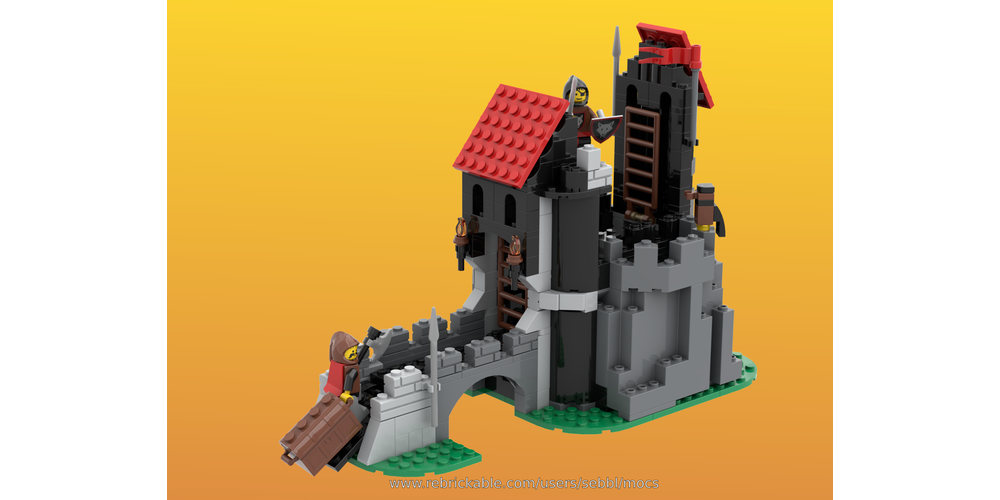 Lego Moc 4056740601 Forest Tower Wolfpack Tower By Sebbl