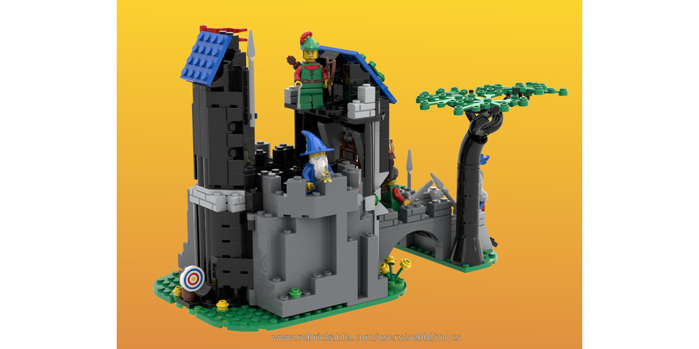Lego Moc 4056740601 Forest Tower Wolfpack Tower By Sebbl