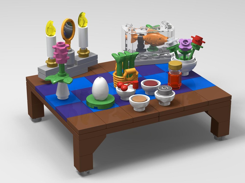 LEGO MOC Persian / Iranian New Year / Nowruz Haft-Sin Table by brick ...
