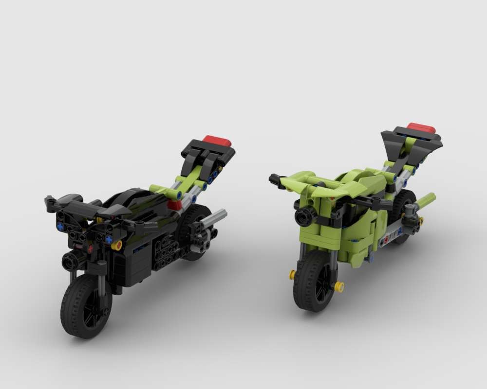 Lego Moc Motorbikes 42161 Alternative By Erikgs Rebrickable Build
