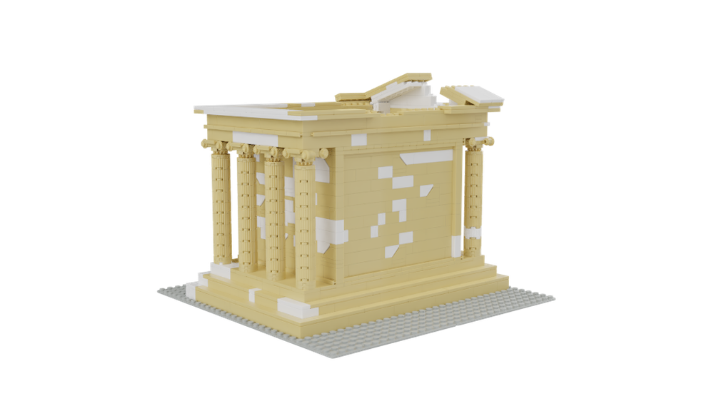 LEGO MOC Temple of Athena Nike by zazavolley | Rebrickable - Build with ...