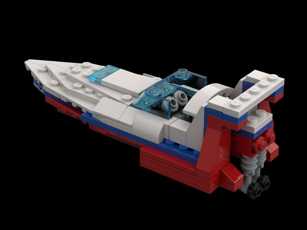 LEGO MOC Midi Scale - Sea Jet 5521 by Bricksota | Rebrickable - Build ...