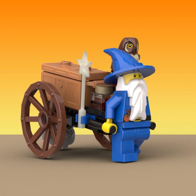 LEGO MOC 1736 Wizard's Cart Remake by cBricksTutorials | Rebrickable ...