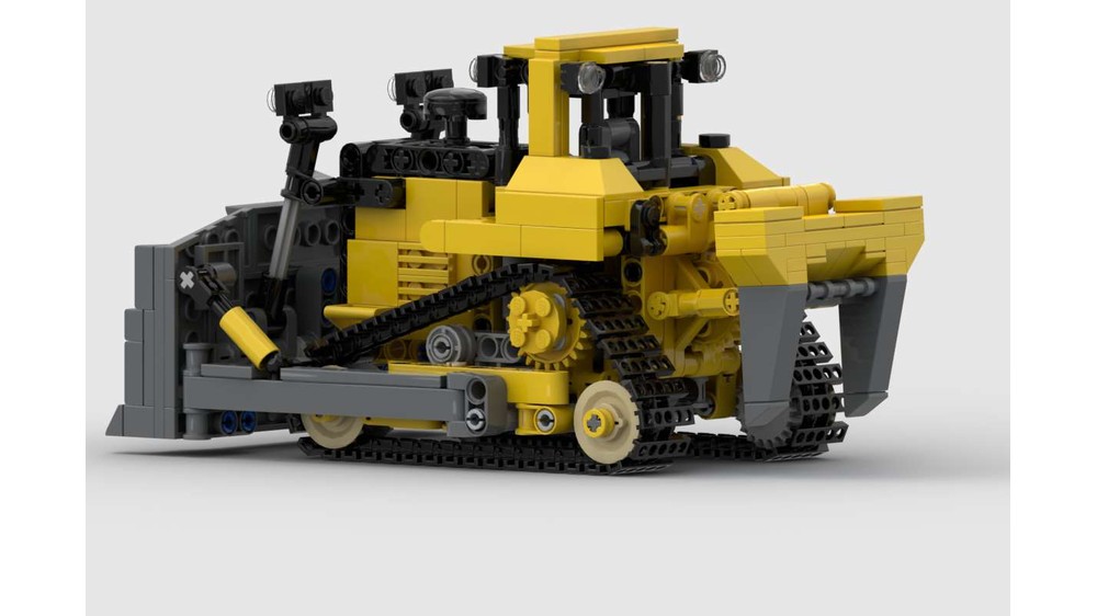 LEGO MOC Dozer CAT D9 by pedziwiatrfz | Rebrickable - Build with LEGO