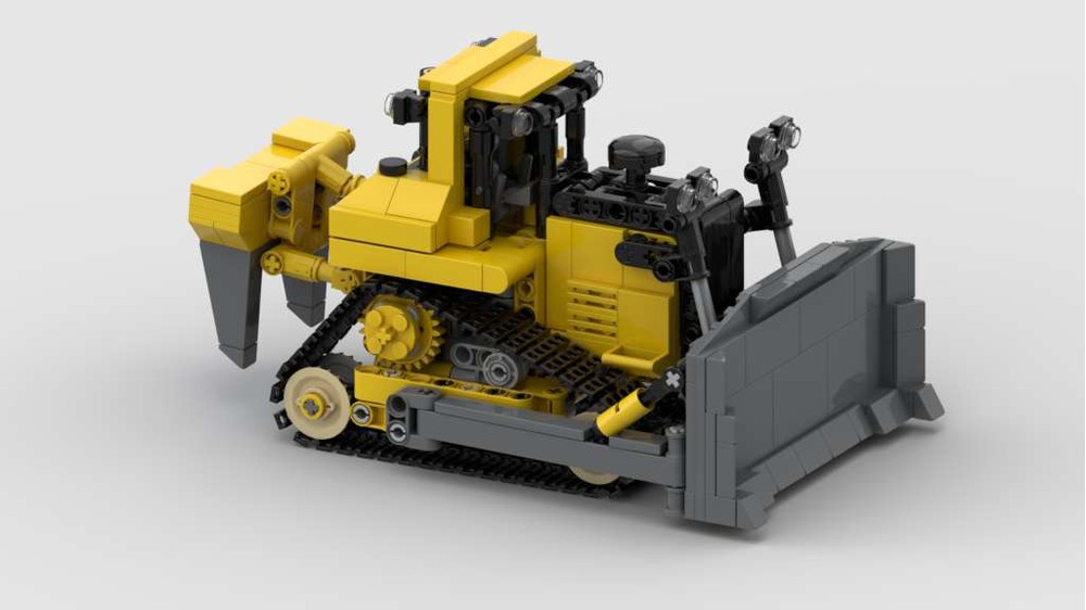 Lego Moc Dozer Cat D9 By Pedziwiatrfz Rebrickable Build With Lego