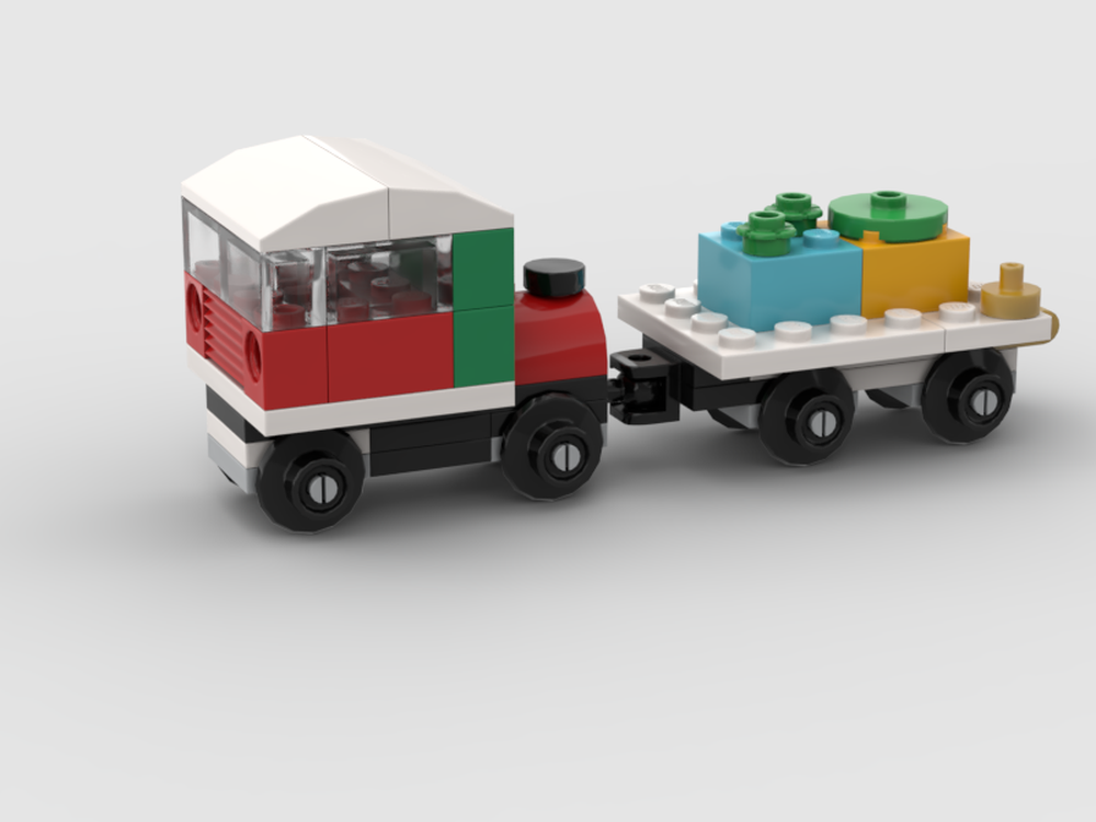 LEGO MOC 30584 Vintage Lorry by amckny | Rebrickable - Build with LEGO