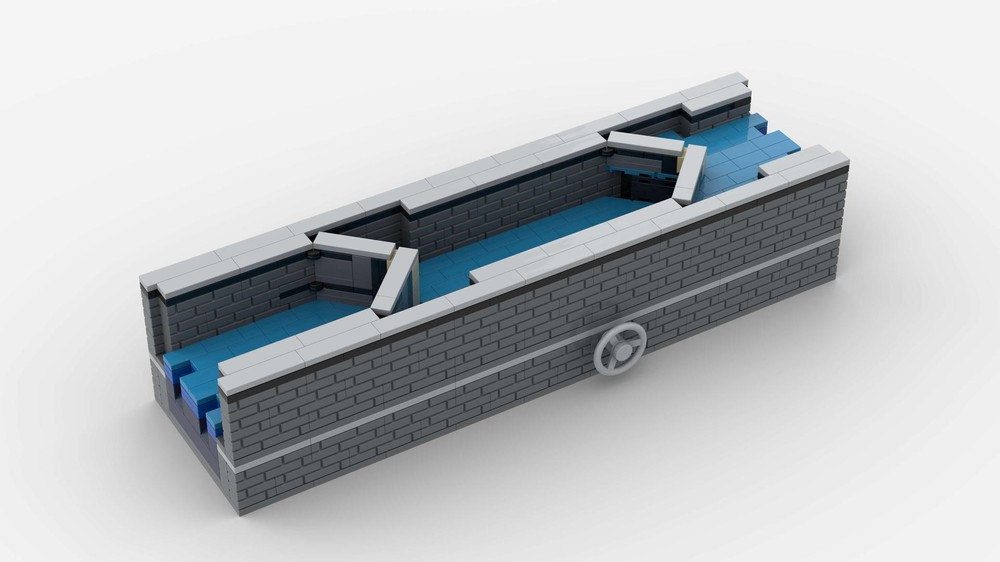 LEGO MOC Canal Lock v1.0 by Mbrick7 | Rebrickable - Build with LEGO