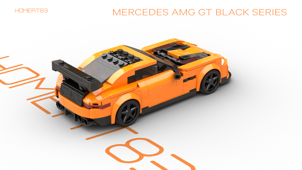 LEGO MOC-169683 Mercedes AMG GT Black Series by homert83 | Rebrickable ...
