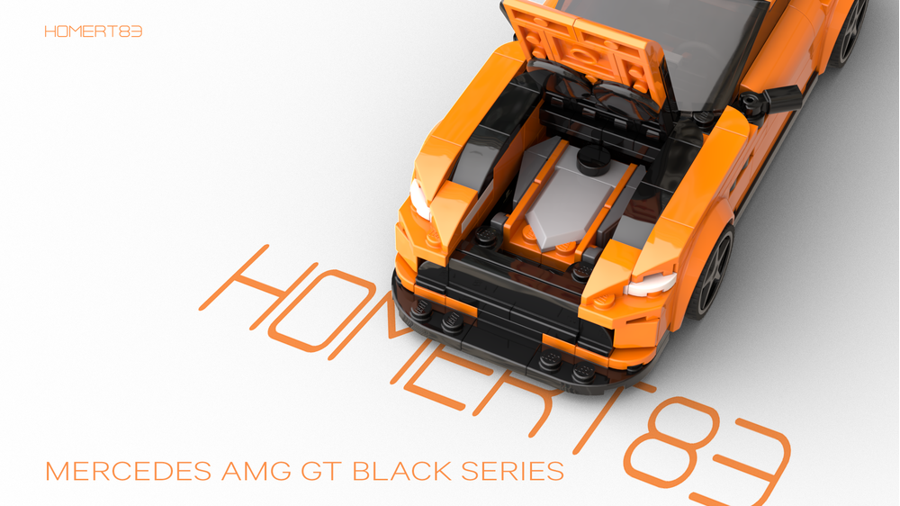 LEGO MOC Mercedes AMG GT Black Series by homert83 | Rebrickable - Build ...