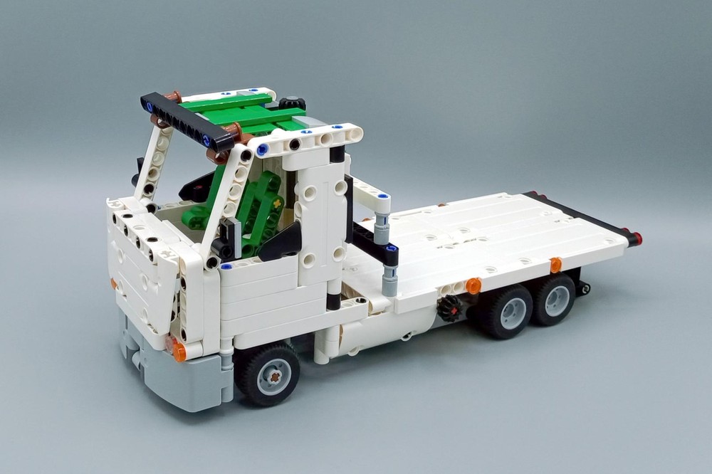 LEGO MOC 42167 Flatbed Truck by Nequmodiva | Rebrickable - Build with LEGO