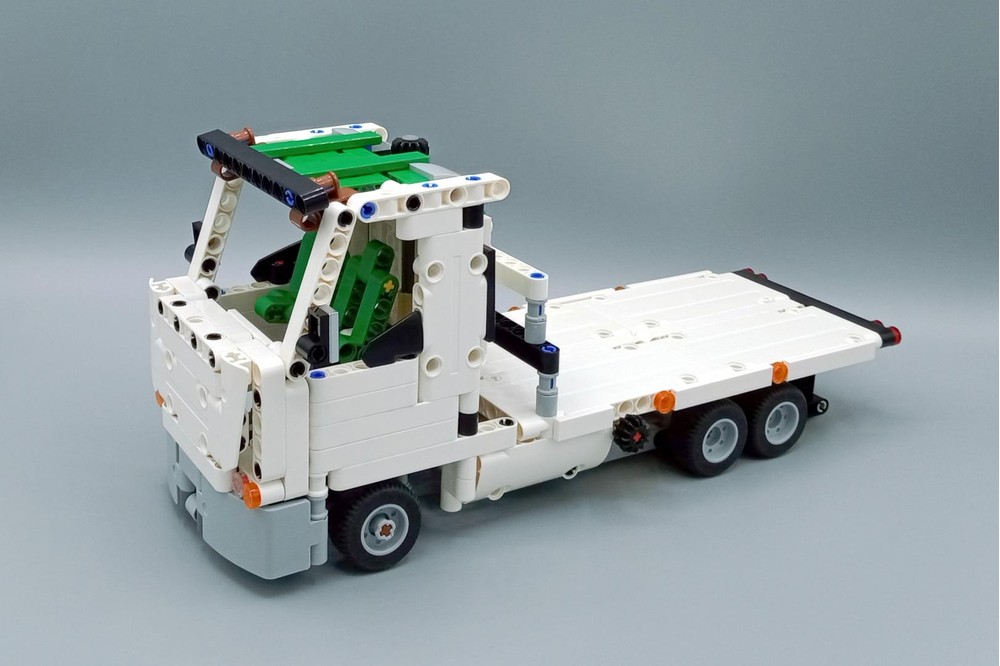 LEGO MOC 42167 Flatbed Truck by Nequmodiva | Rebrickable - Build with LEGO