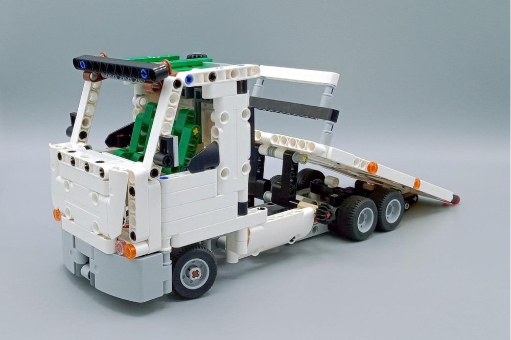 LEGO MOC 42167 Flatbed Truck by Nequmodiva | Rebrickable - Build with LEGO