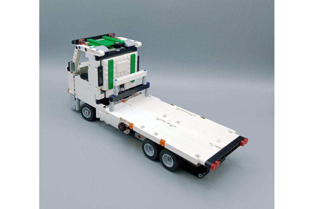 Lego Moc 42167 Flatbed Truck By Nequmodiva Rebrickable Build With Lego