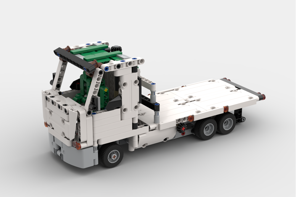Lego Moc 42167 Flatbed Truck By Nequmodiva Rebrickable Build With Lego