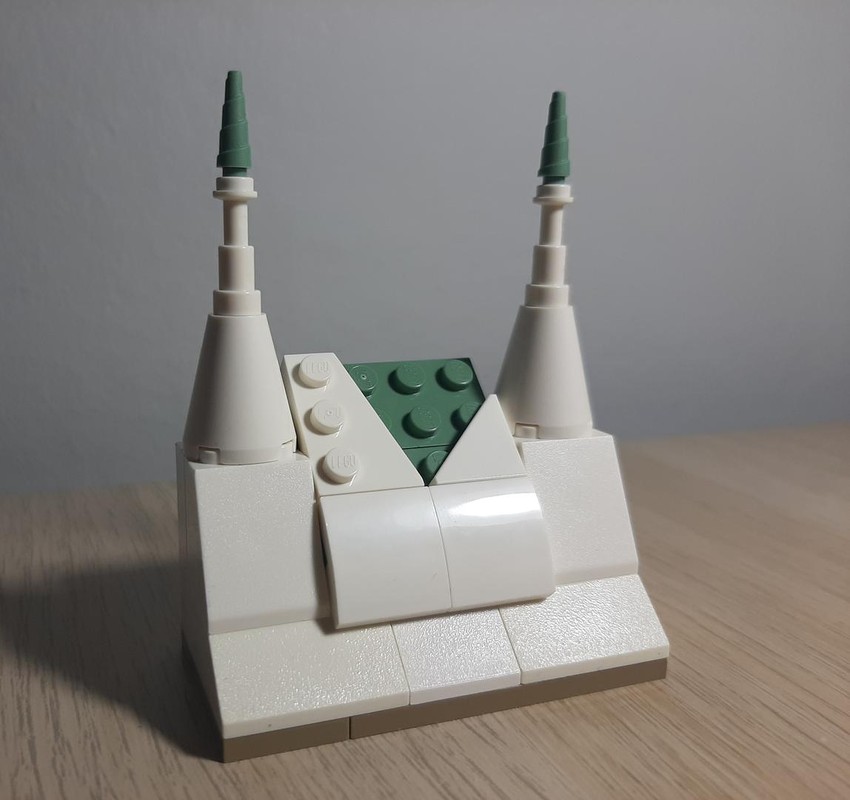 LEGO MOC Small snow-covered roof of Hogwarts by Polokot | Rebrickable ...