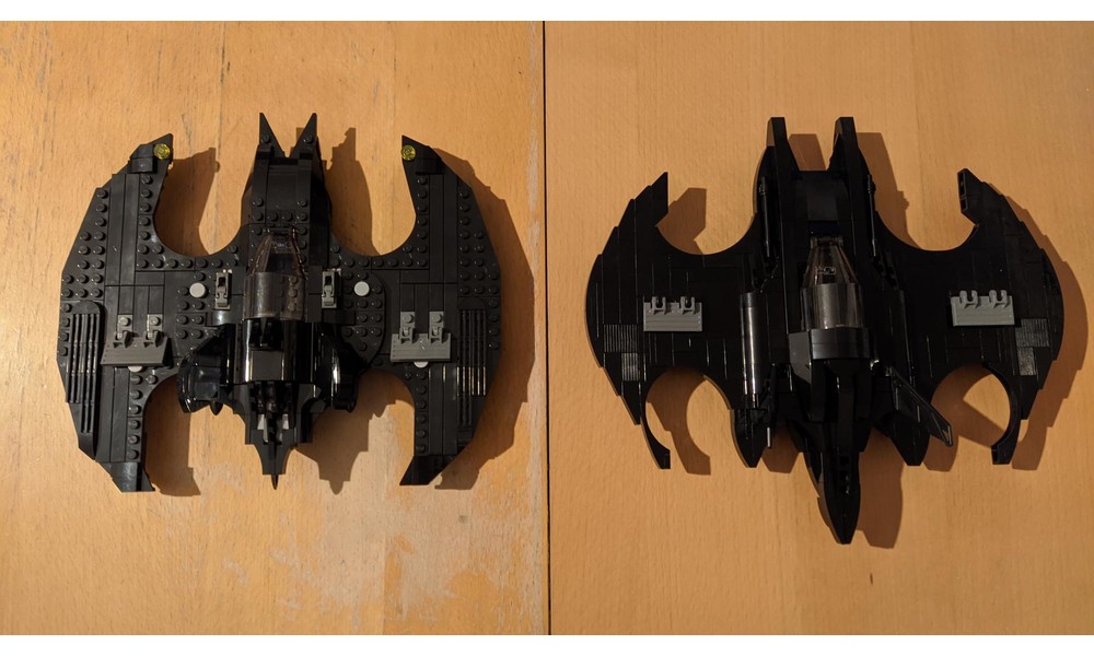 LEGO MOC 76265 MOD Studless Batwing '89 (original design by TransBricks ...