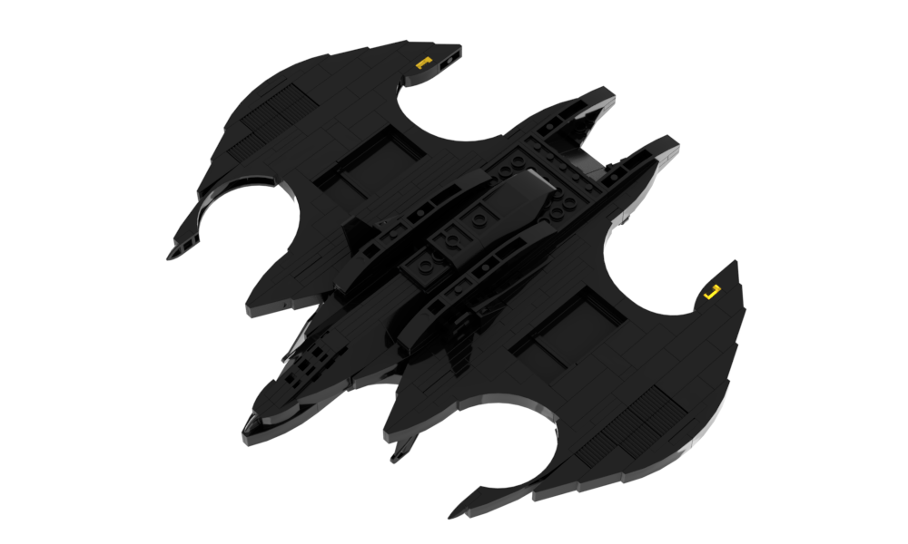 LEGO MOC 76265 MOD Studless Batwing '89 (original design by TransBricks ...