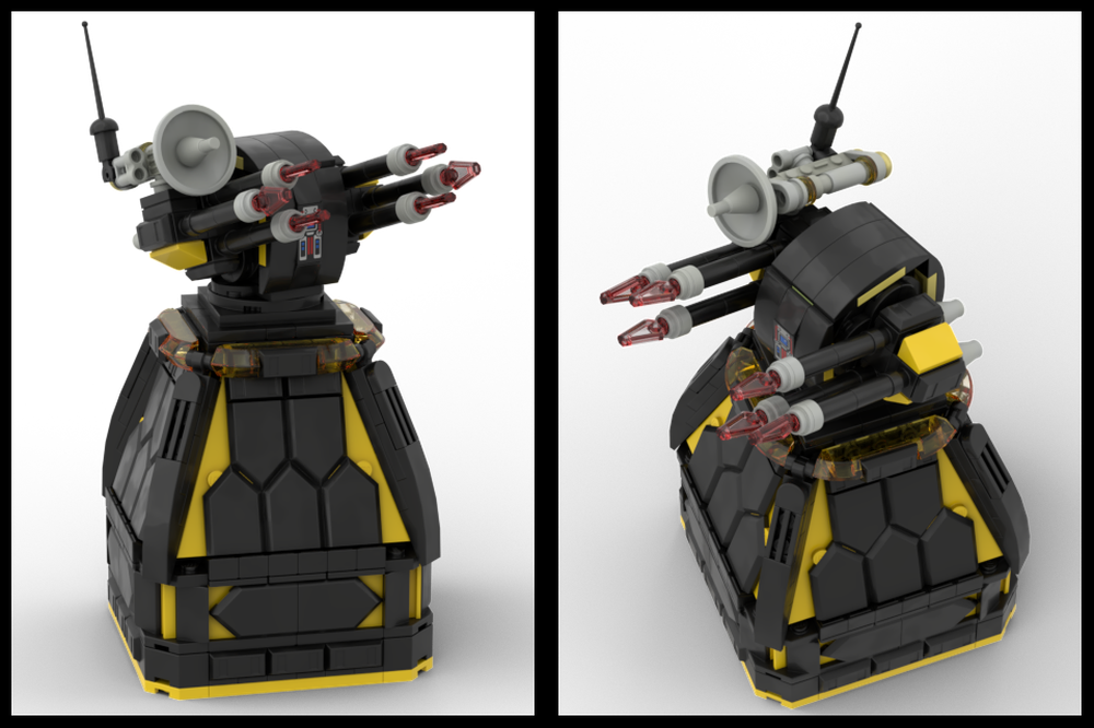 LEGO MOC Space Defense Turret by Horlack | Rebrickable - Build with LEGO