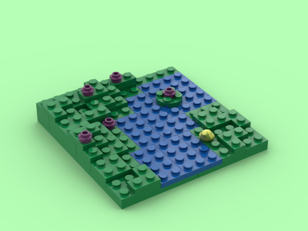 LEGO MOC small river bend by Mr_Minifigure | Rebrickable - Build with LEGO