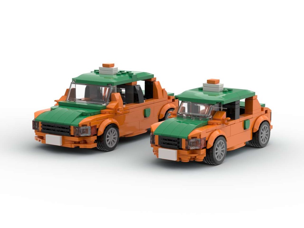 LEGO MOC Beck Taxi by TO.Creations | Rebrickable - Build with LEGO