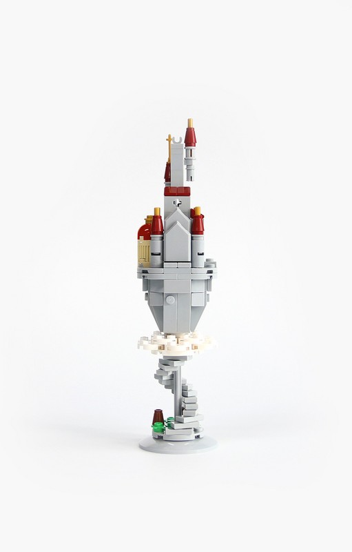 LEGO MOC micro BeautyandtheBeast Castle by buildminimalbrick ...