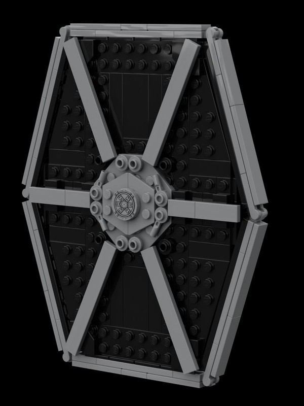 Lego Moc Tie Wingsolar Panel By Vikingos Rebrickable Build With Lego