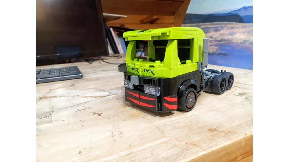Lego Moc Semi Truck By Hawkinezra Rebrickable Build With Lego
