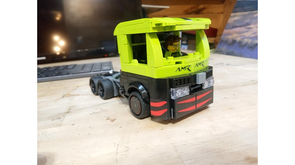 Lego Moc Semi Truck By Hawkinezra Rebrickable Build With Lego