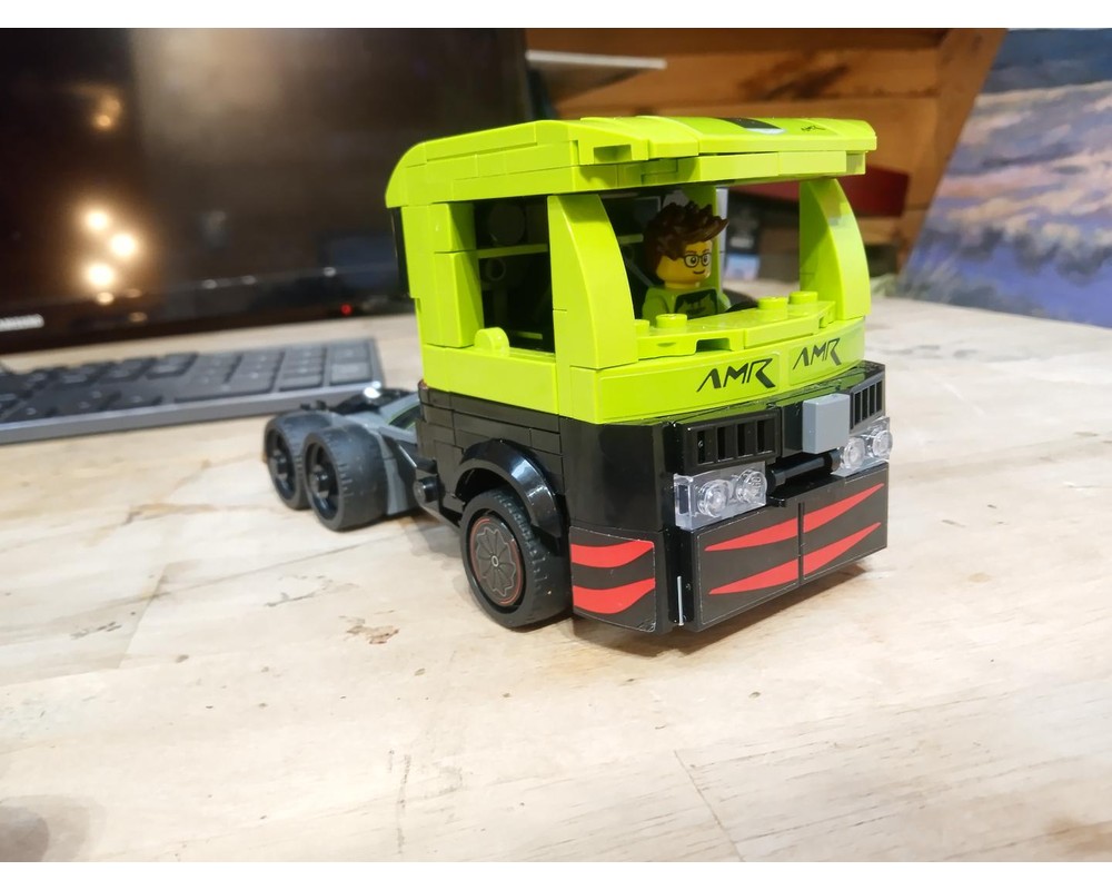 Lego Moc Semi Truck By Hawkinezra Rebrickable Build With Lego