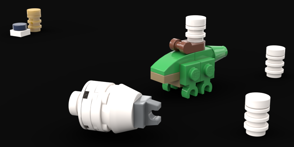 LEGO MOC Escape Pod // Dewback by DarthSchrader | Rebrickable - Build ...
