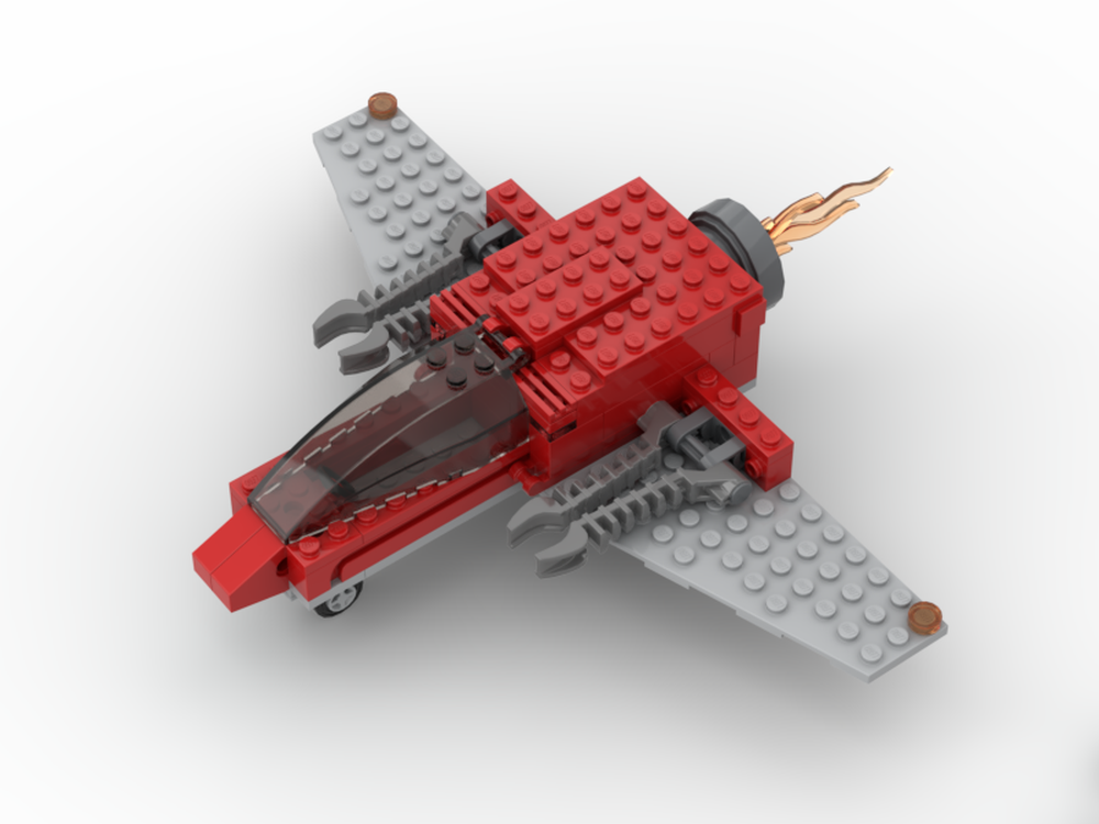 LEGO MOC space jet by the platnium brick | Rebrickable - Build with LEGO