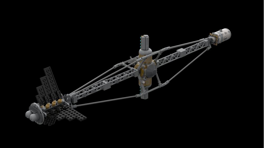 Lego Moc Nuclear Electric Mars Transfer Vehicle By Bigskwigg