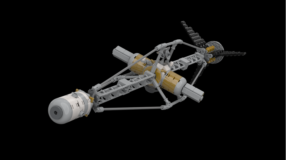 Lego Moc Nuclear Electric Mars Transfer Vehicle By Bigskwigg
