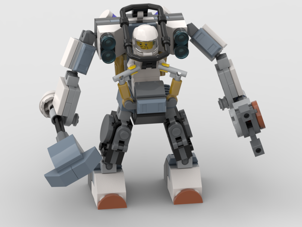 Lego Moc Construction Mech Upgrade By T Nova Rebrickable Build With